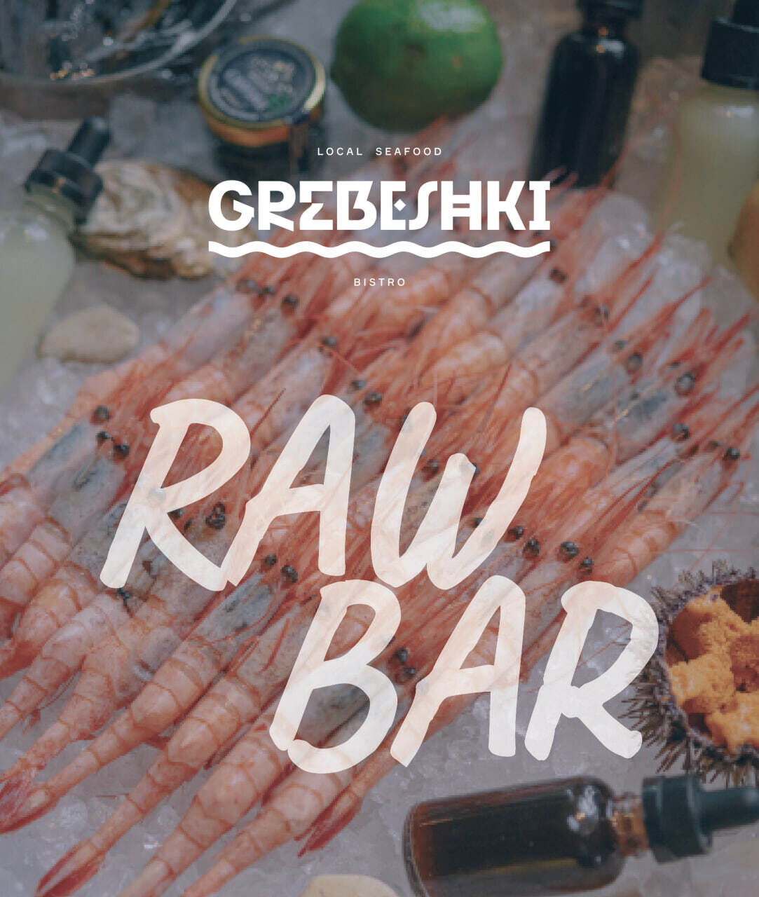 Raw Bar в ресторане Grebeshki