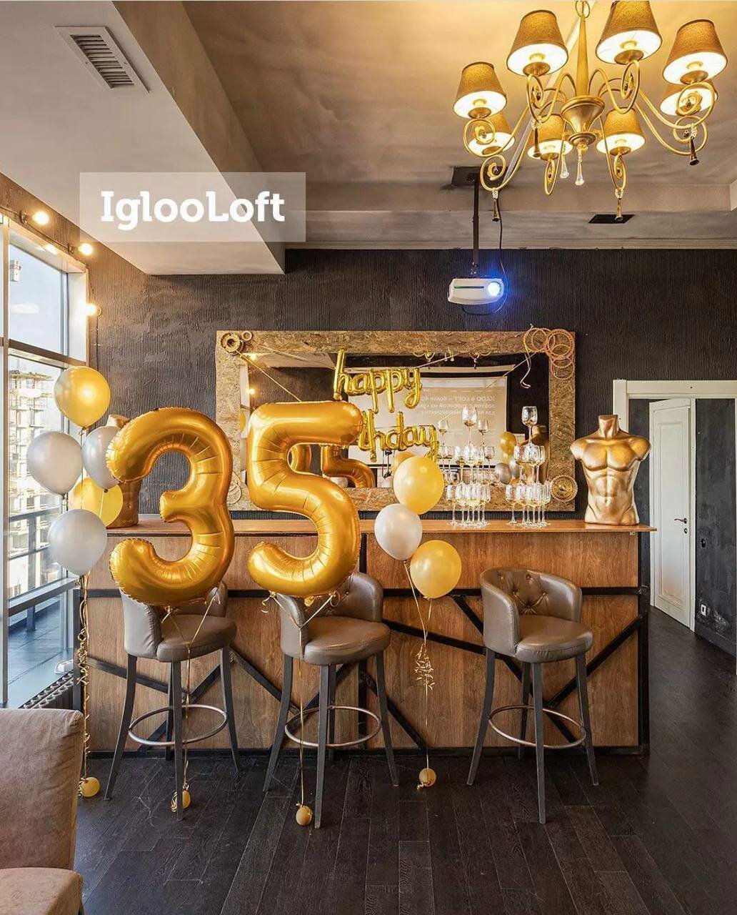 Двухкомнатный лофт на крыше с грилем в лофте IglooLoft